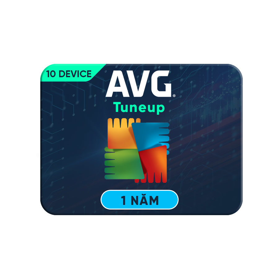 Key kích hoạt AVG TuneUp Premium (1 năm - 10 thiết bị)